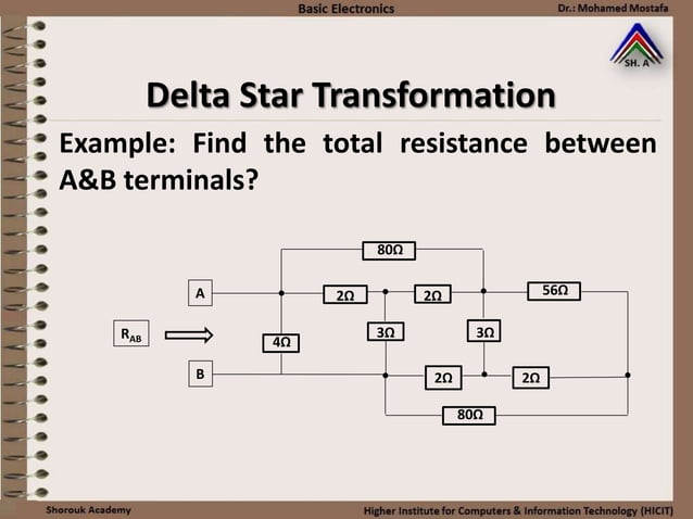 3 delta star transformation | PPT