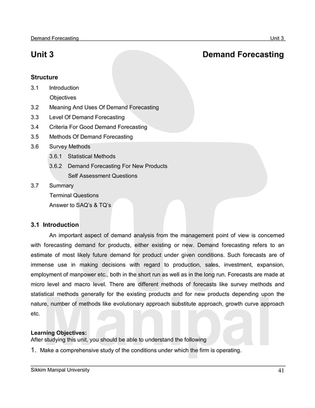 3 demand-forecasting | PDF