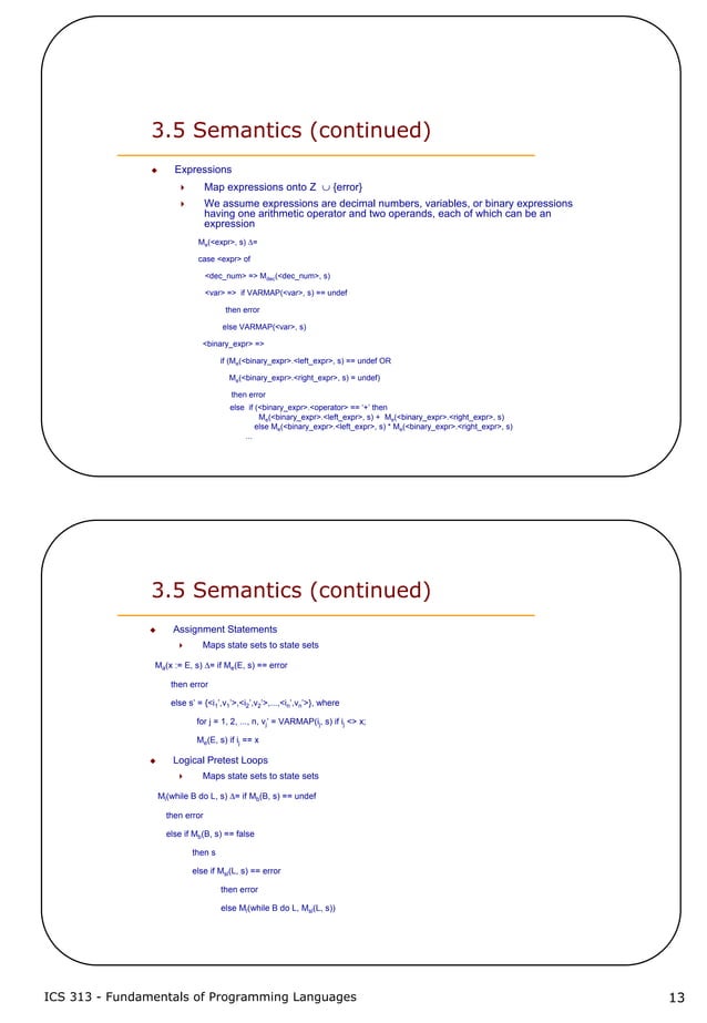 3 describing syntax and semantics | PDF