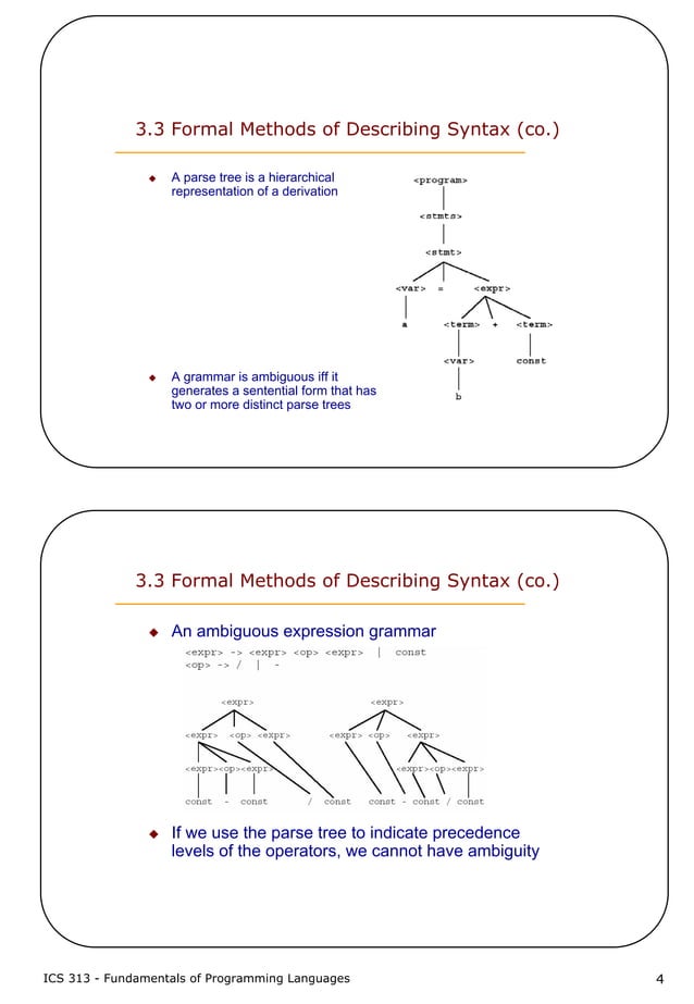 3 describing syntax and semantics | PDF