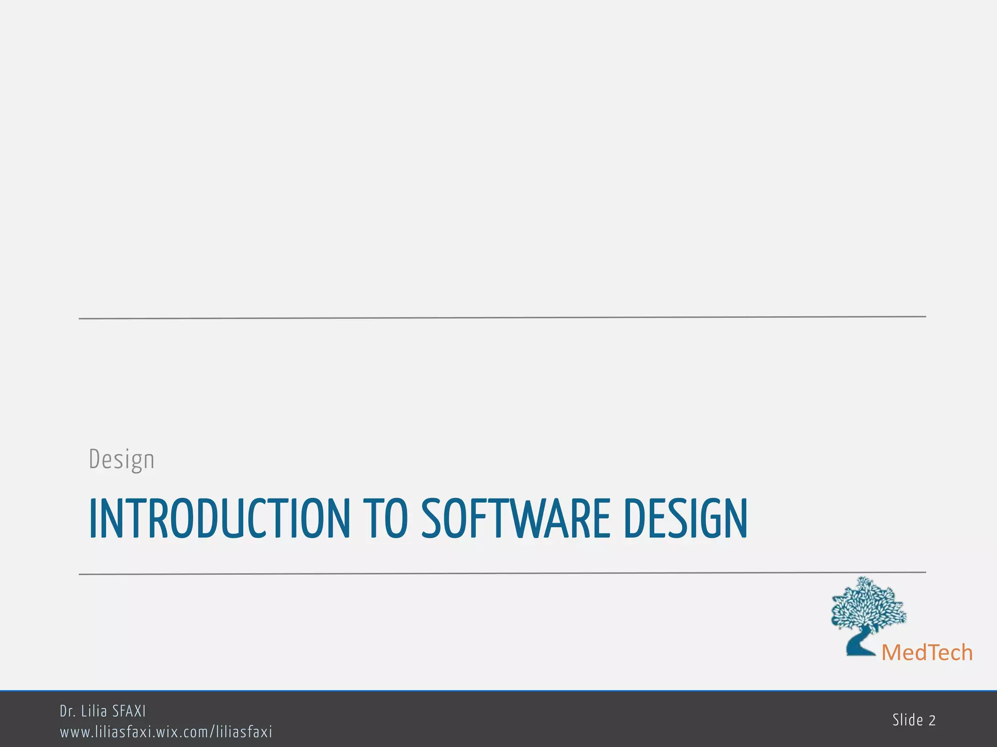 Software Engineering - chp3- design | PPT