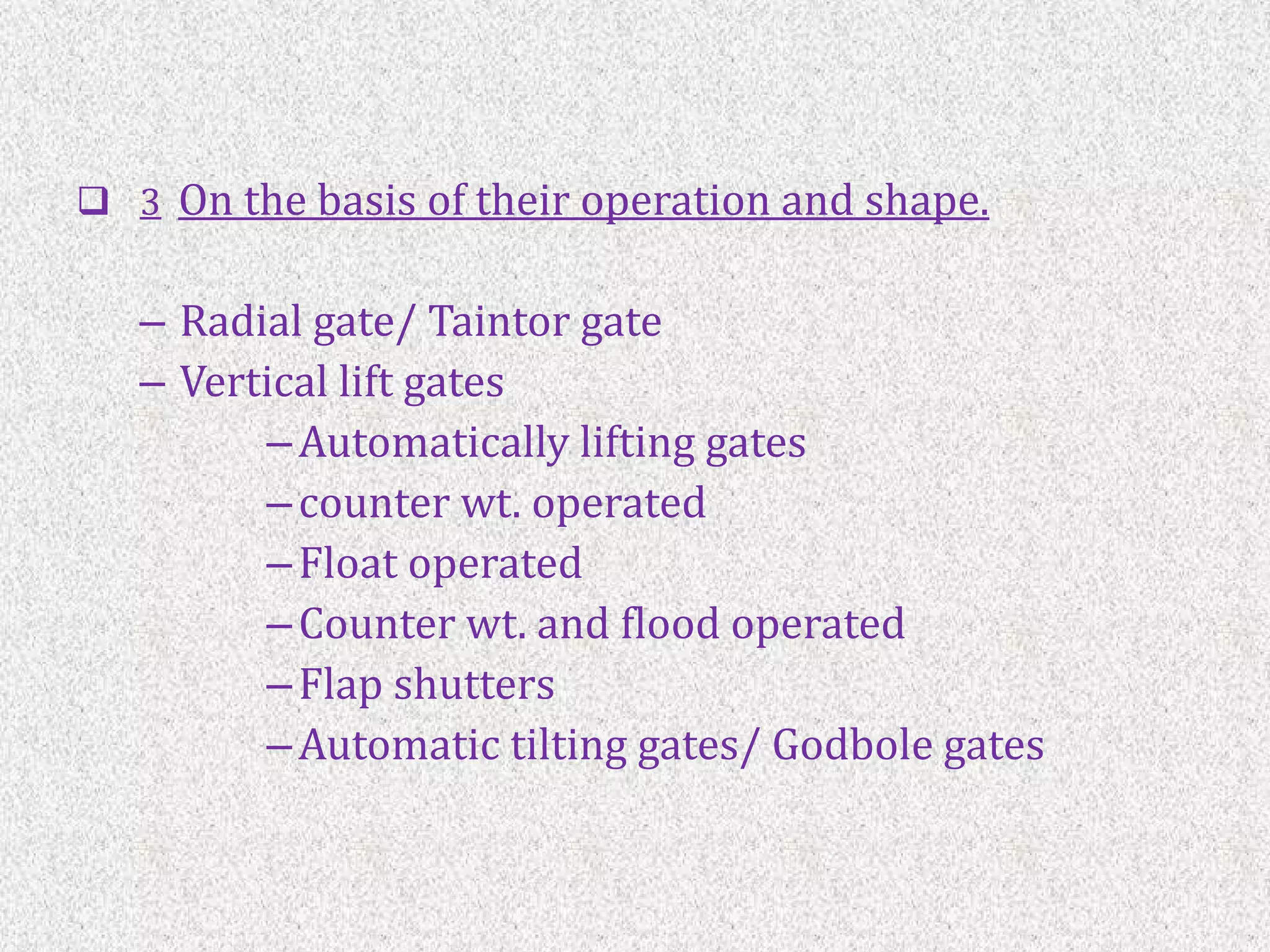 Design Aspects of Gates of Dam | PDF