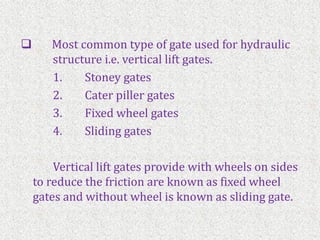 Design Aspects of Gates of Dam | PDF