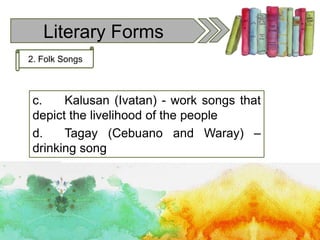 3 development of phil lit | PPTX | Poetry | Books and Literature