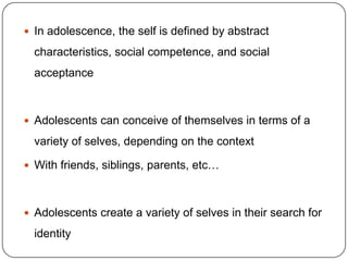 Development of self and social cognition | PPTX