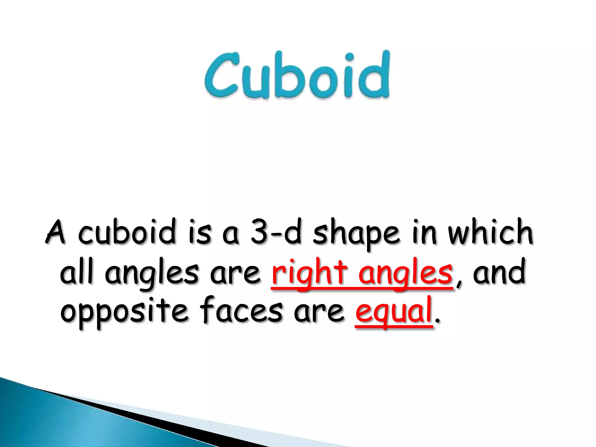 3 d figures, its surface areas and volumes | PPTX