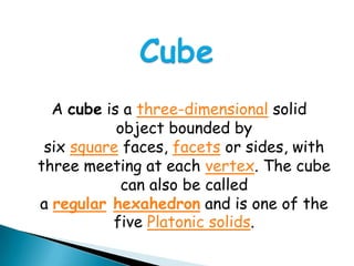 3 d figures, its surface areas and volumes | PPTX