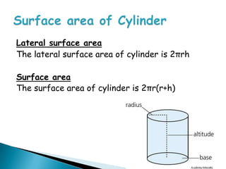 3 d figures, its surface areas and volumes | PPTX