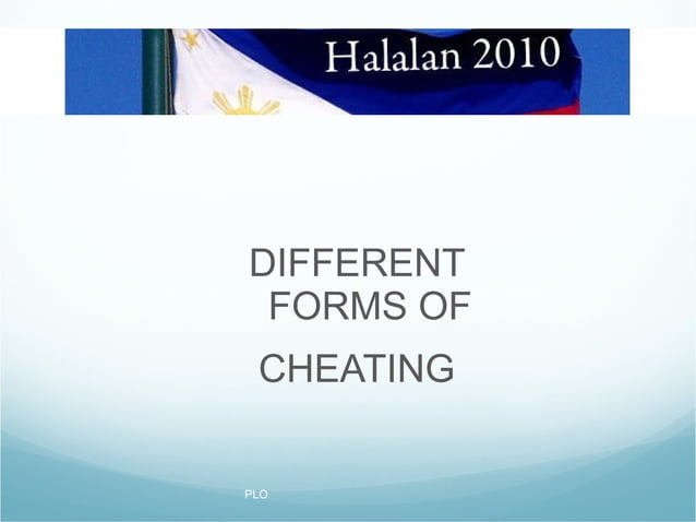 Different forms of Cheating | PPT
