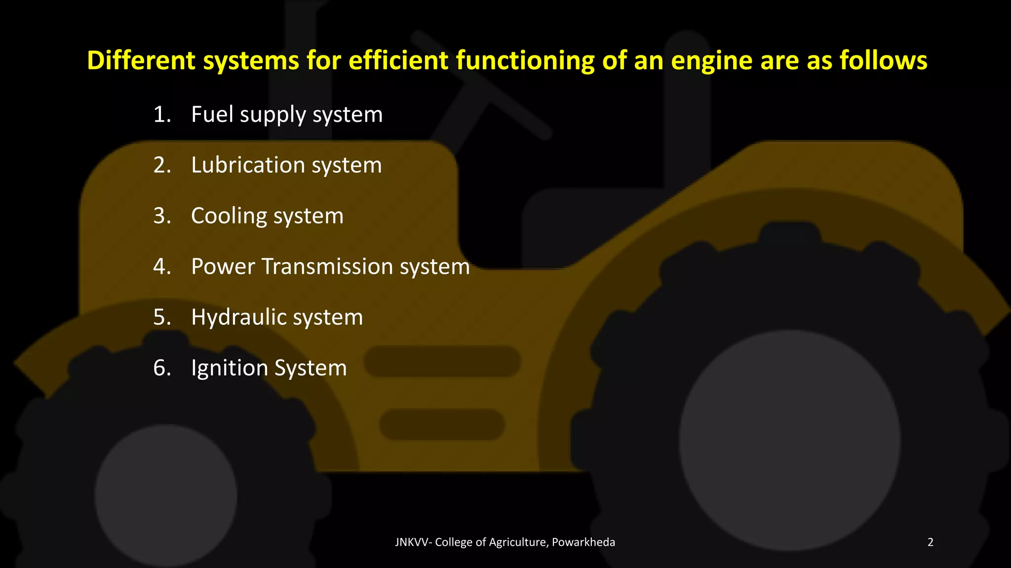 Different systems of IC Engine | PDF