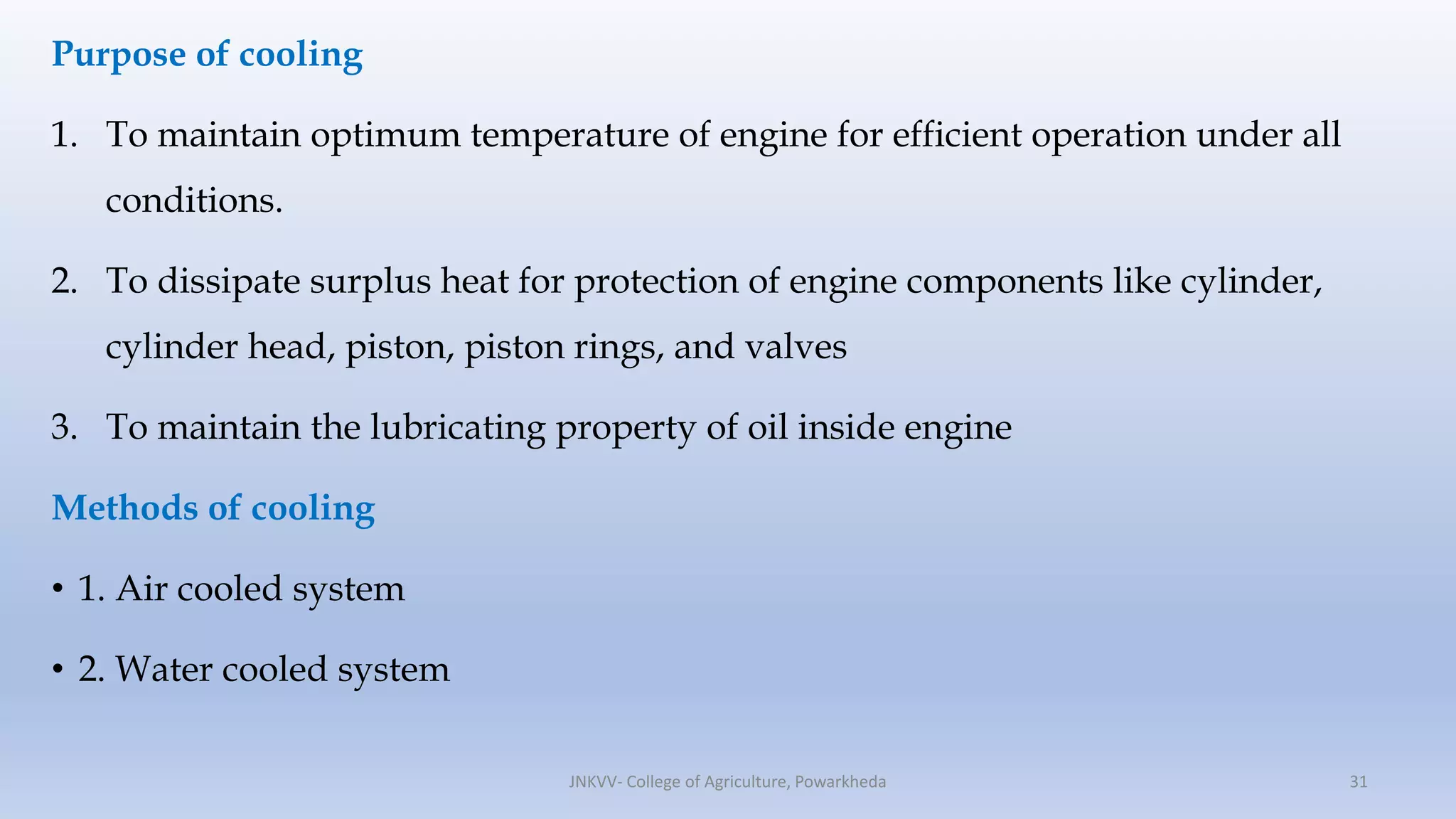 Different systems of IC Engine | PDF