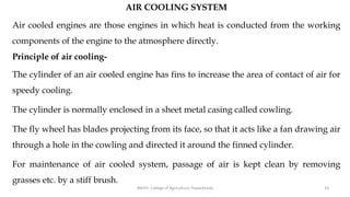 Different systems of IC Engine | PDF