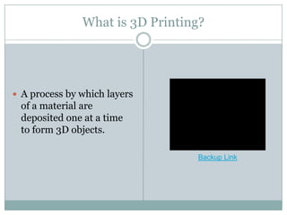 3 dimensional printing | PPT