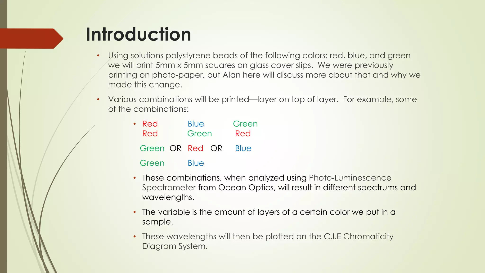 Color Filtering using Polystyrene Microspheres | PPTX | Beadwork | Arts ...
