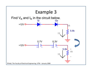 3-Diode Circuit Analysis_v2.pdf Electronics Course | PDF
