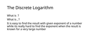 Algorithms for Discrete Logorithms .pptx