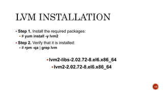 3 - Disk Partitioning in Red Hat | PPT