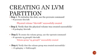 3 - Disk Partitioning in Red Hat | PPT