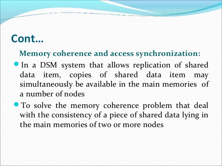 Distributed Shared Memory