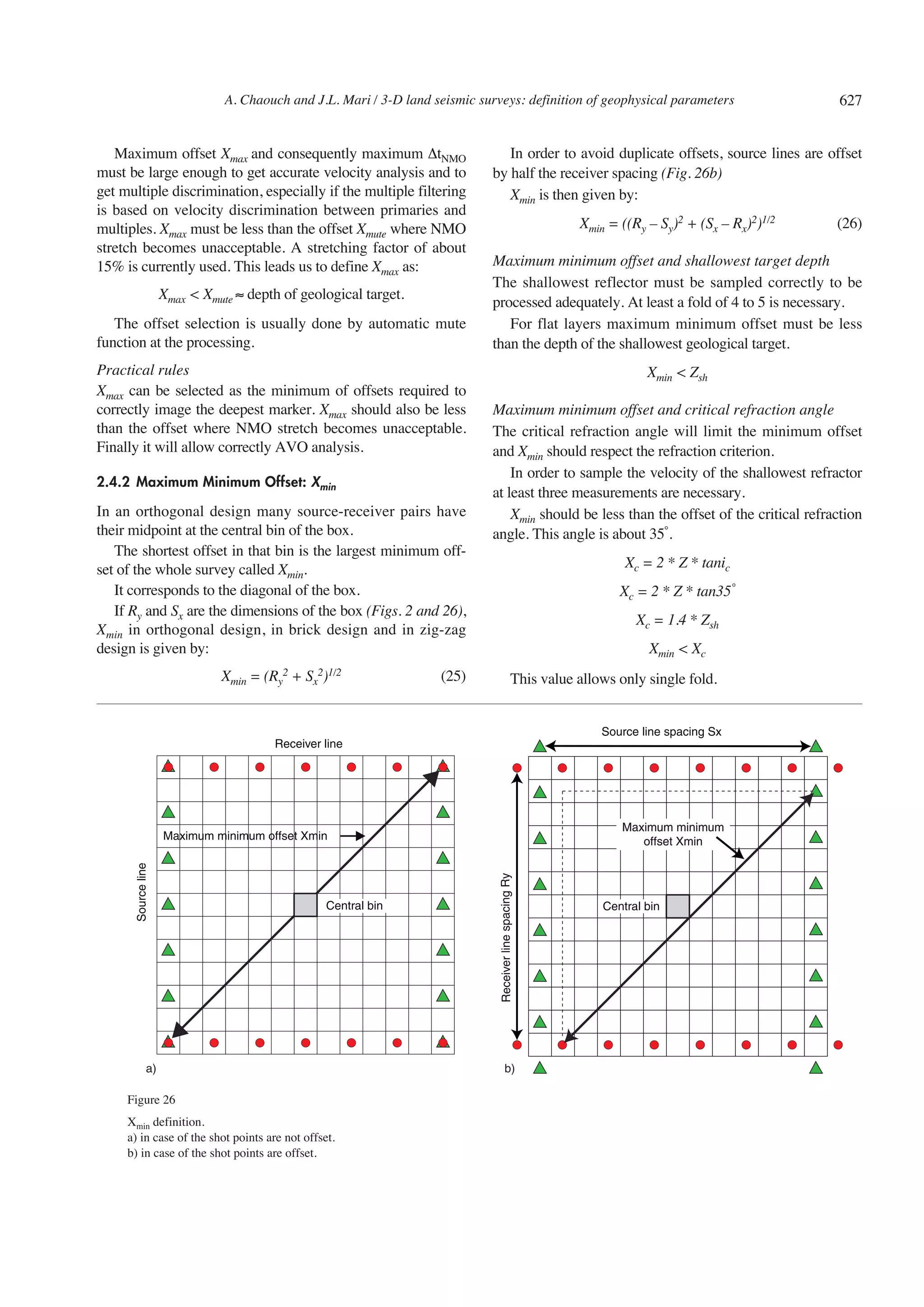 3 d land seismic surveys definition of geophysical parameter | PDF