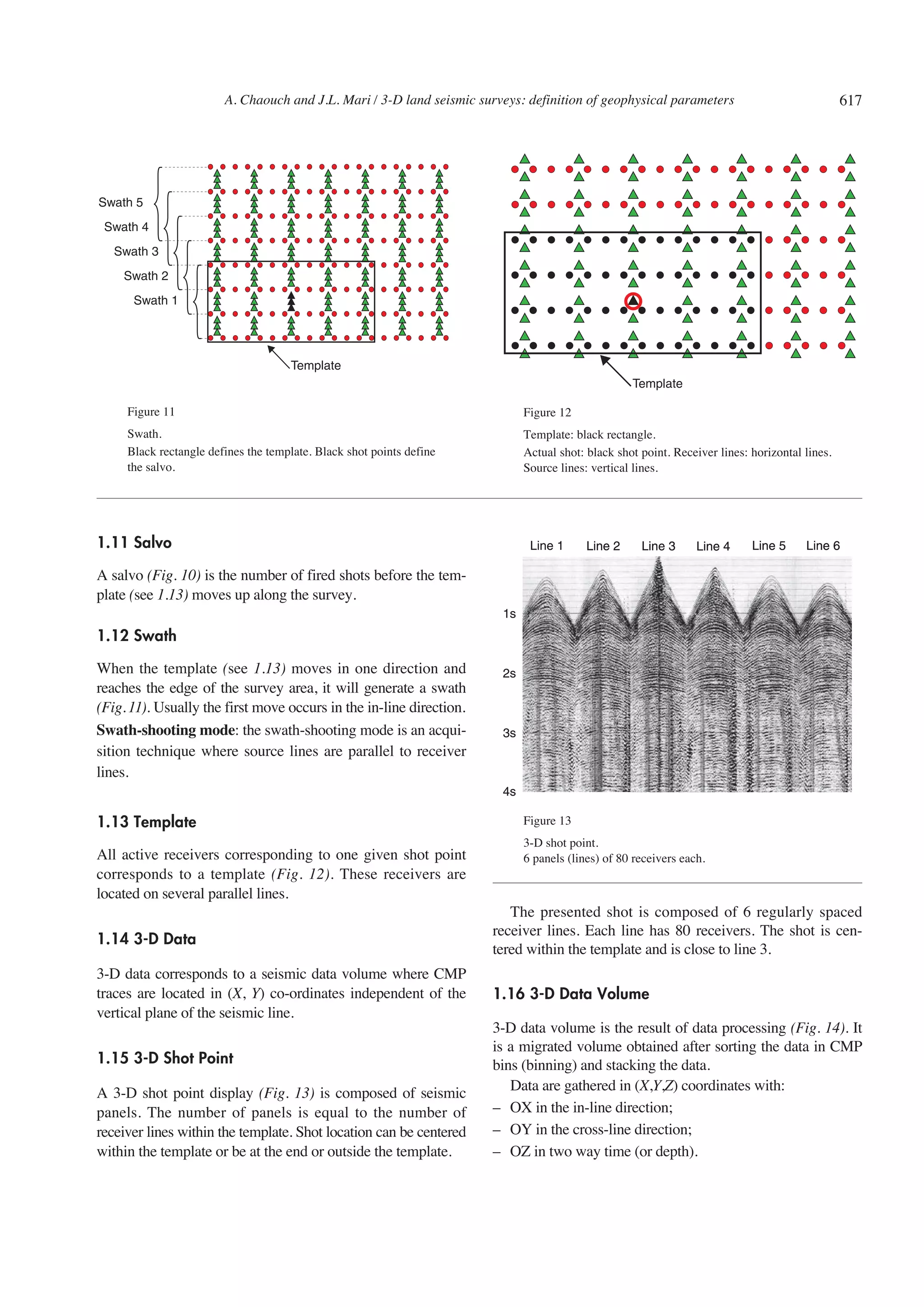 3 d land seismic surveys definition of geophysical parameter | PDF