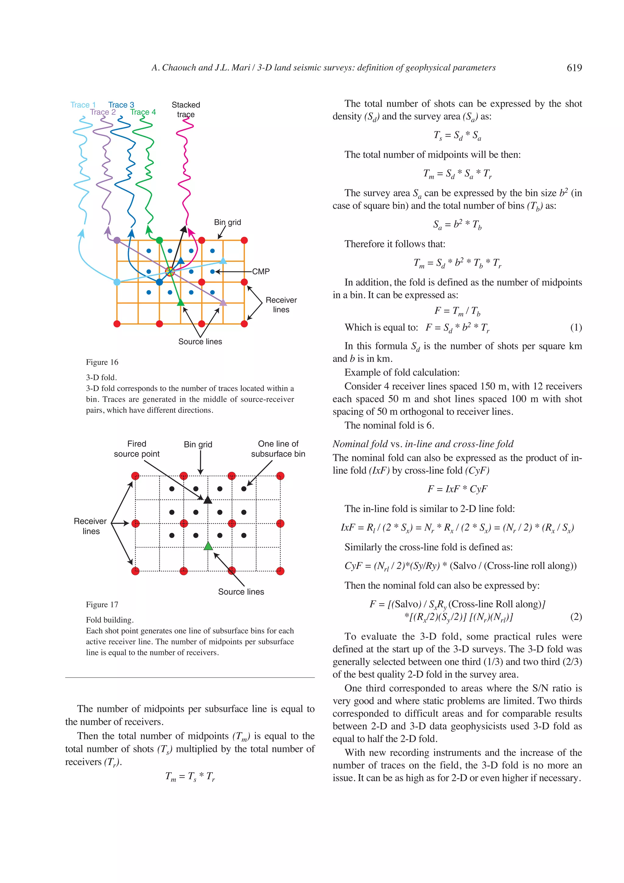 3 d land seismic surveys definition of geophysical parameter | PDF