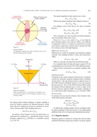 3 d land seismic surveys definition of geophysical parameter | PDF | 3-D Graphics | Computer ...