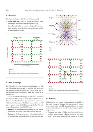 3 d land seismic surveys definition of geophysical parameter | PDF