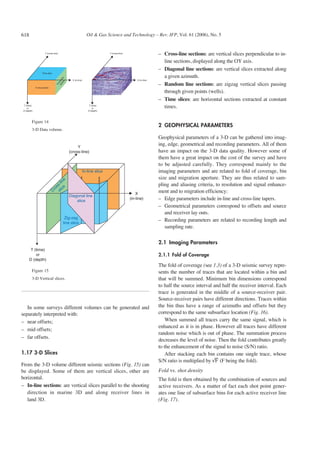 3 d land seismic surveys definition of geophysical parameter | PDF