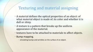 3D modeling and animation | PPTX