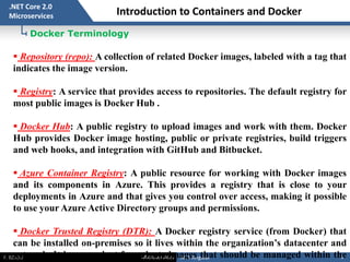 Introduction to Containers and Docker | PPTX