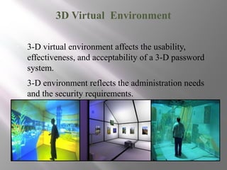 3 d password | PPT | 3-D Graphics | Computer Software and Applications