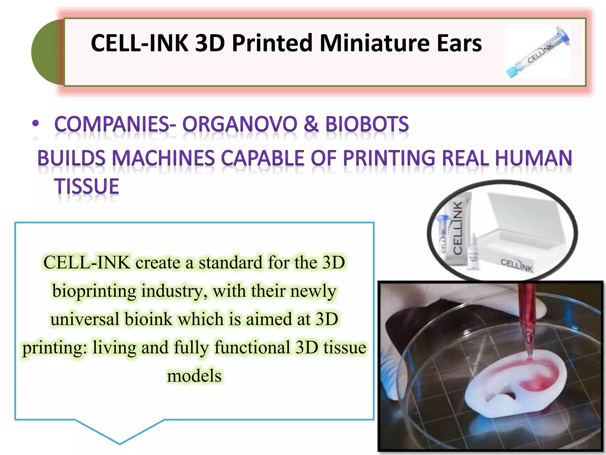 3 d printed prosthetics | PPTX