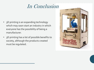 3 D printing | PPTX