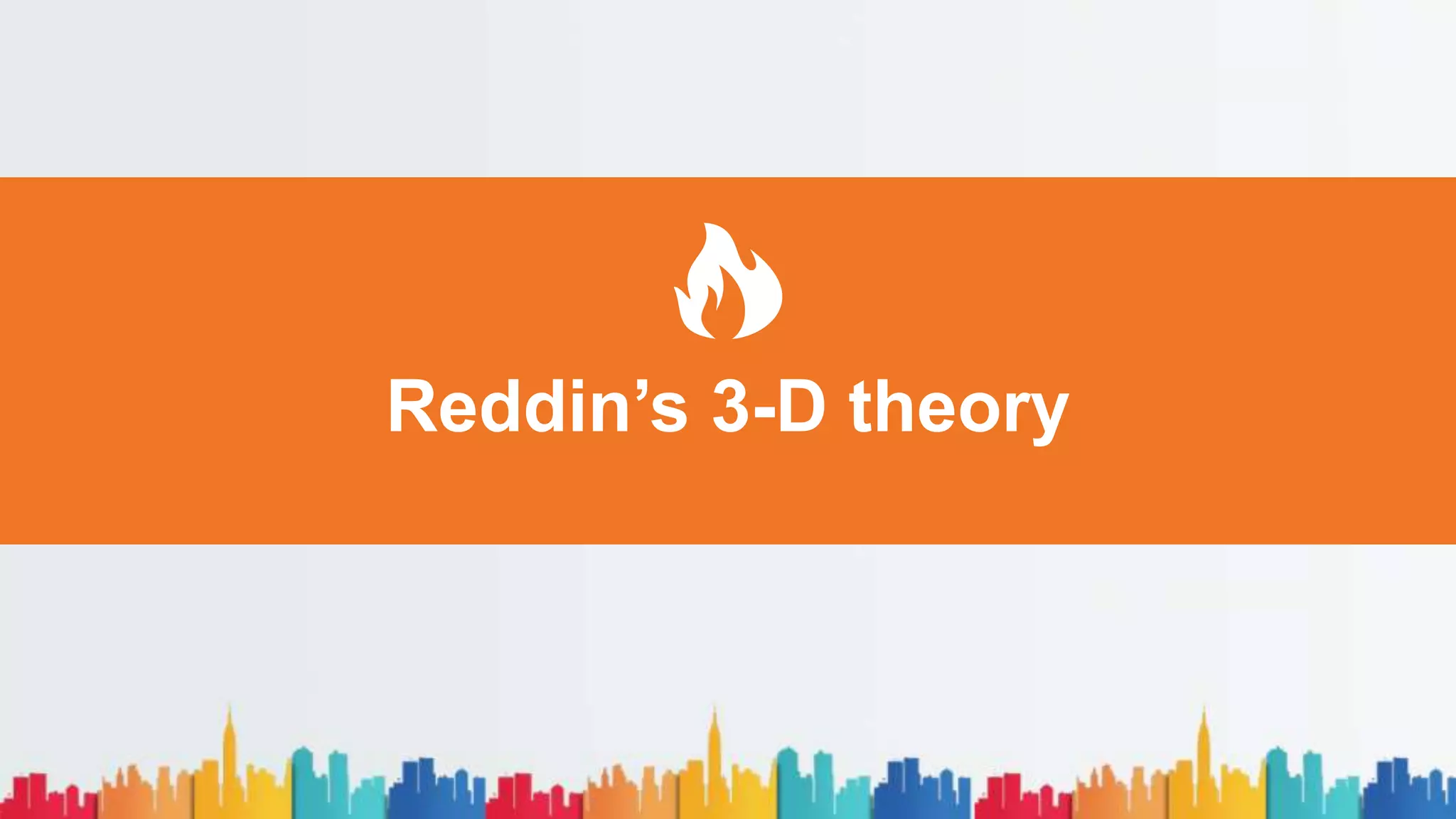 3-D Reddins leadership model | PPTX