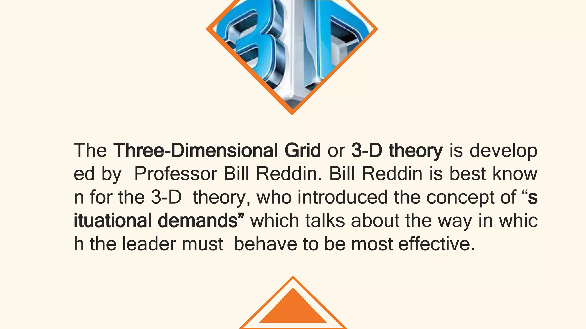 3-D Reddins leadership model | PPTX