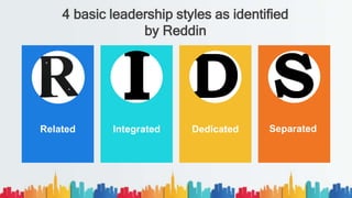 3-D Reddins leadership model | PPTX