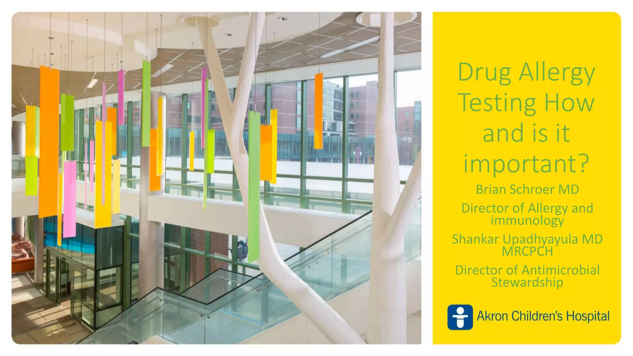 Drug Allergy Testing How and is it important? | PPTX