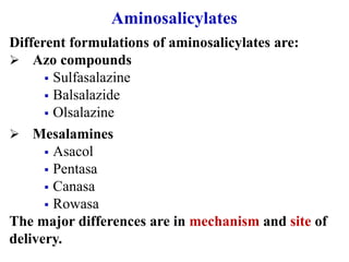 3- Drugs used in inflammatory bowel disease.ppt