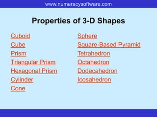 3 d shapes 2 | PPT