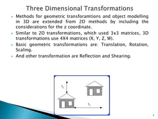 3 d transformation | PPT