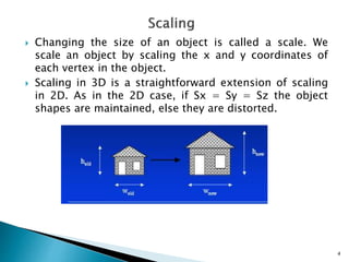 3 d transformation | PPT