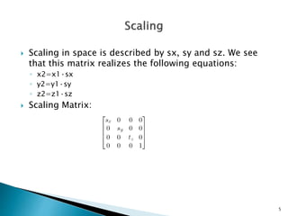 3 d transformation | PPT