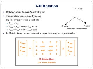 3 d transformation | PPT