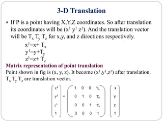 3 d transformation | PPT