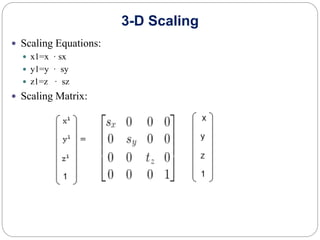 3 d transformation | PPT