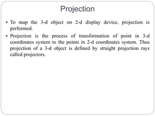 3 d viewing projection | PPTX