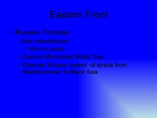 3. Eastern Front And The Treaty Of Versailles | PPT