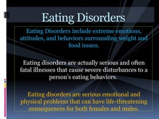 Eating Disorders | PPT