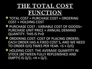 3...economic order quantity | PPT